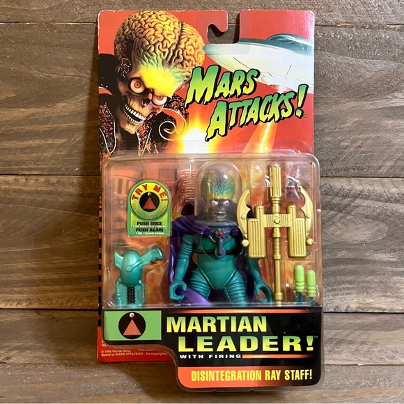 Warner Bros. | Other | Vtg 996 Warner Bros Mars Attacks Martian Leader ...